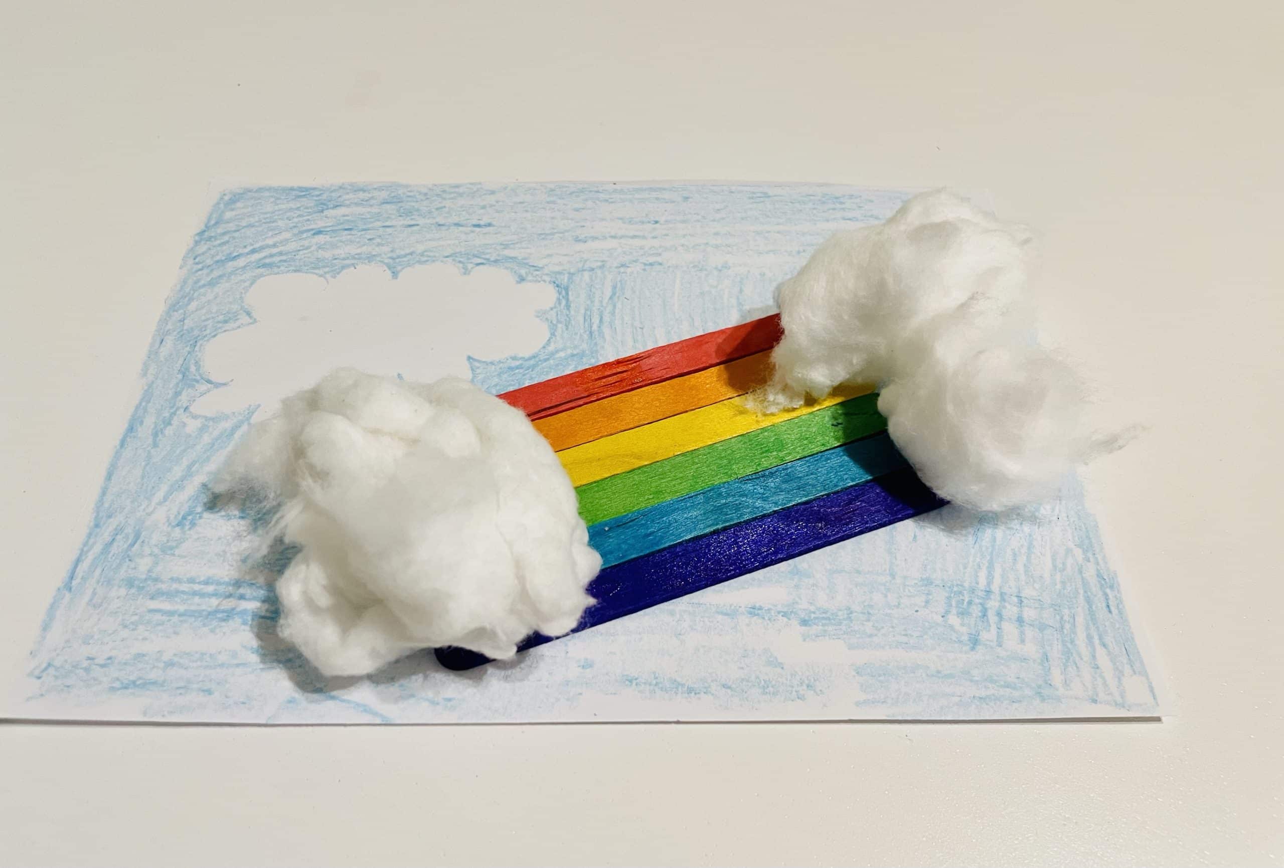 Popsicle Stick Rainbow Craft - In The Playroom