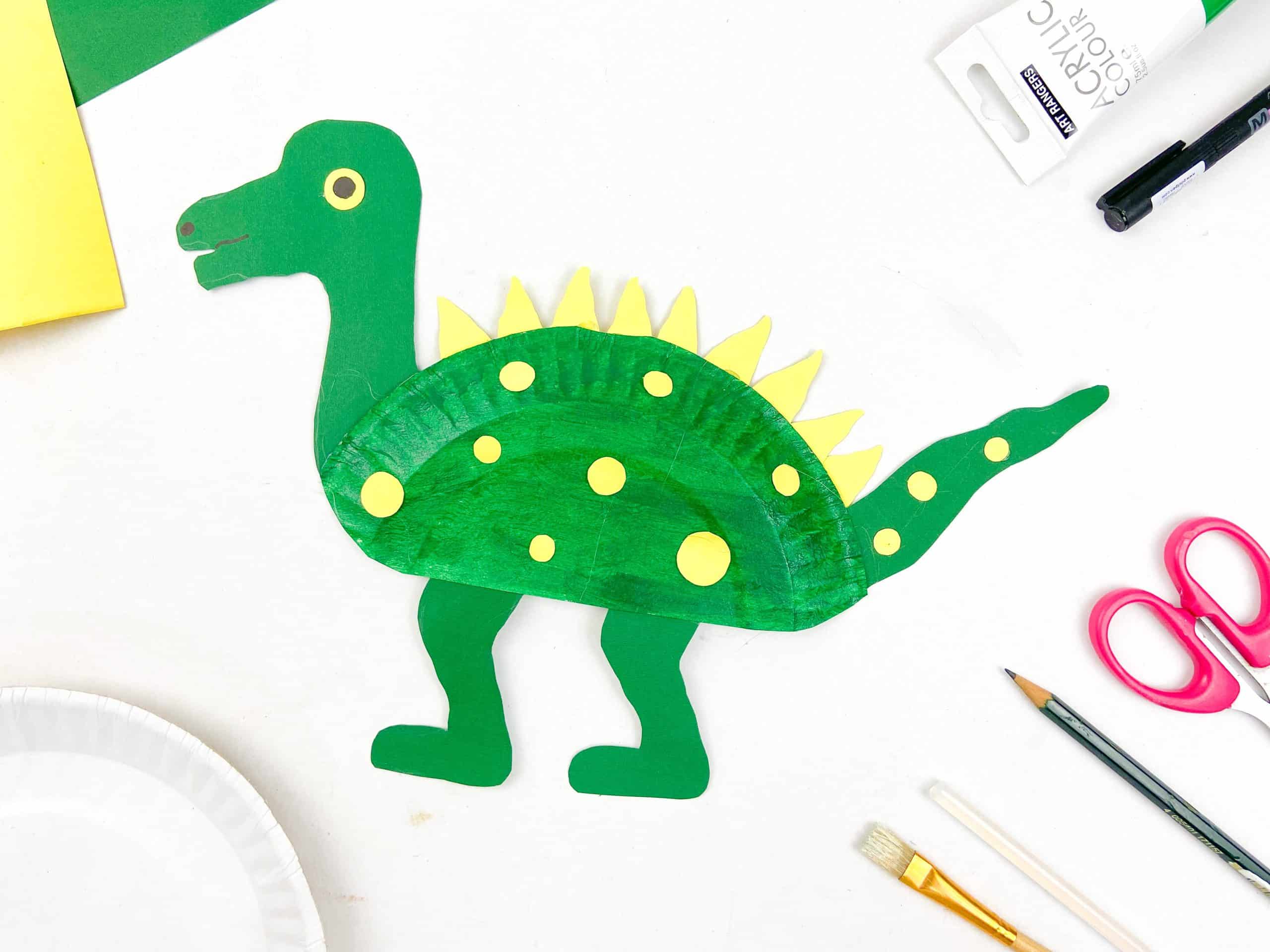Paper Plate Dinosaur Craft Dinosaur Paper Plate Craft Kids Will Rawr