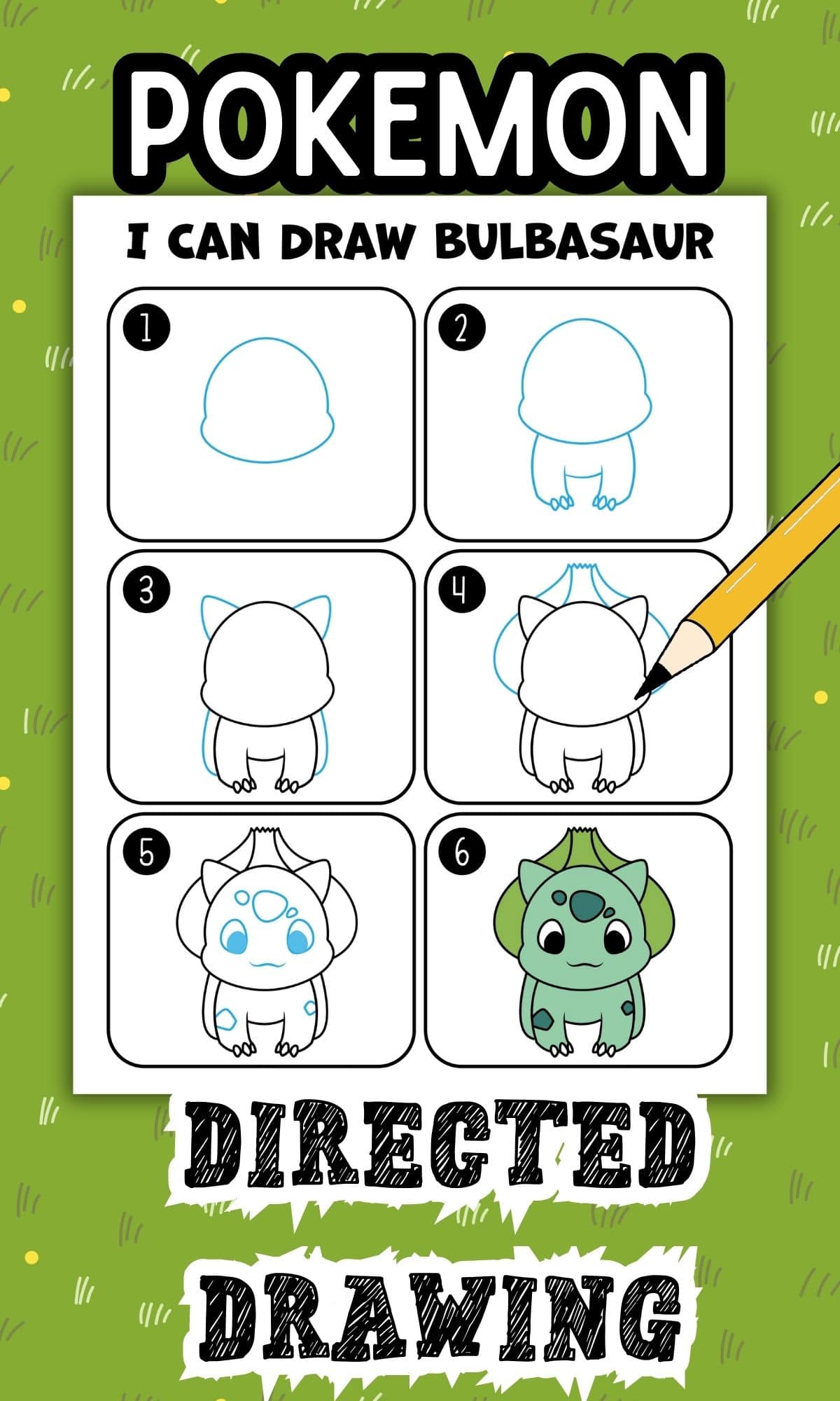 How To Draw Bulbasaur Easy Step By Step Guide In The Playroom