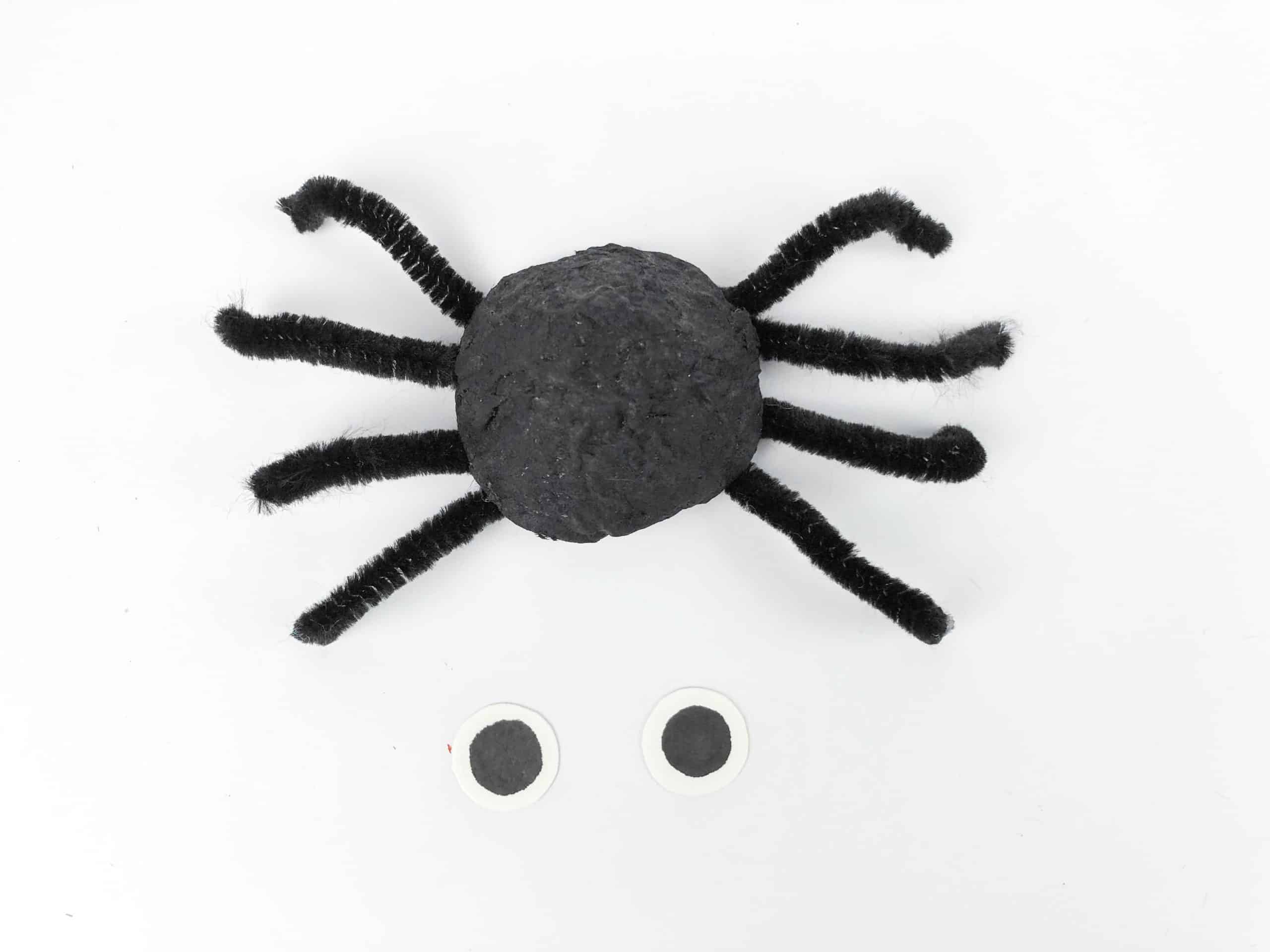 Egg Carton Spider Craft for Kids - In The Playroom