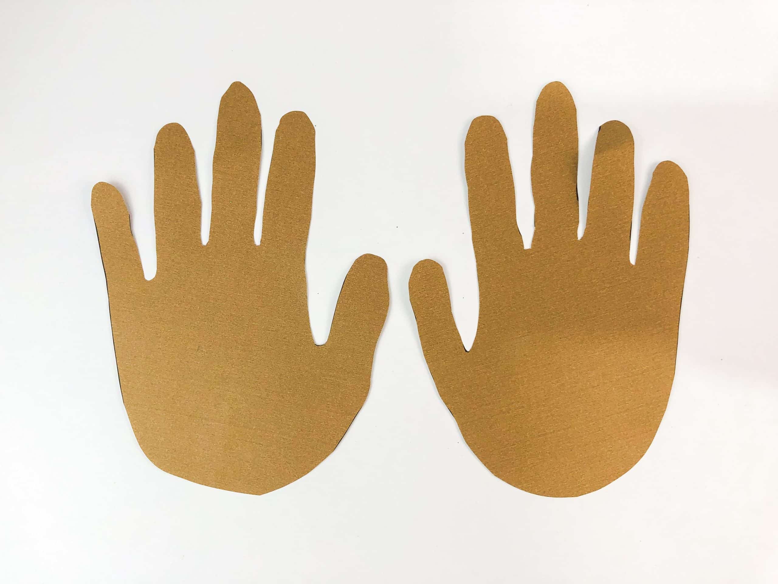 Handprint Paper Plate Earth Craft for Earth Day - In The Playroom
