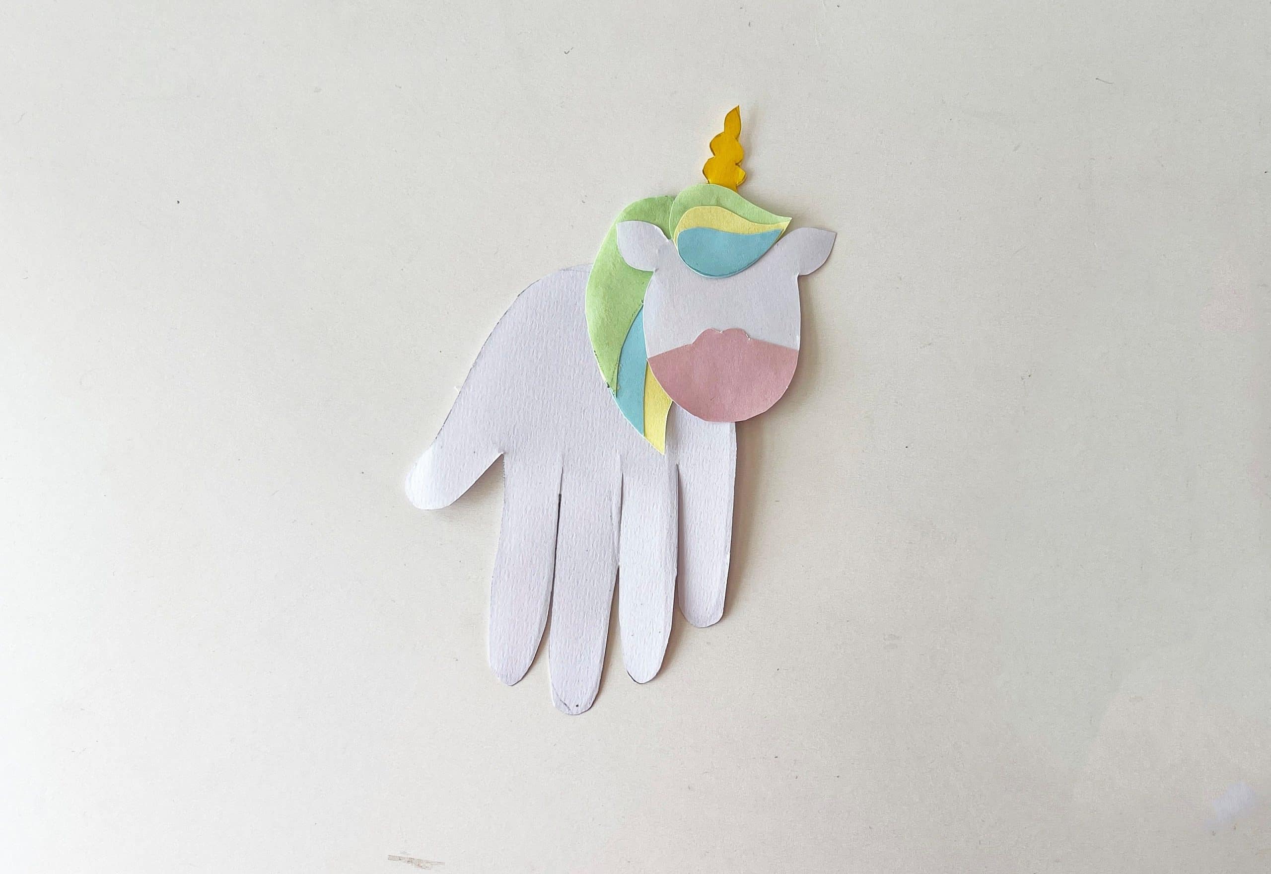 Handprint Unicorn Craft - In The Playroom