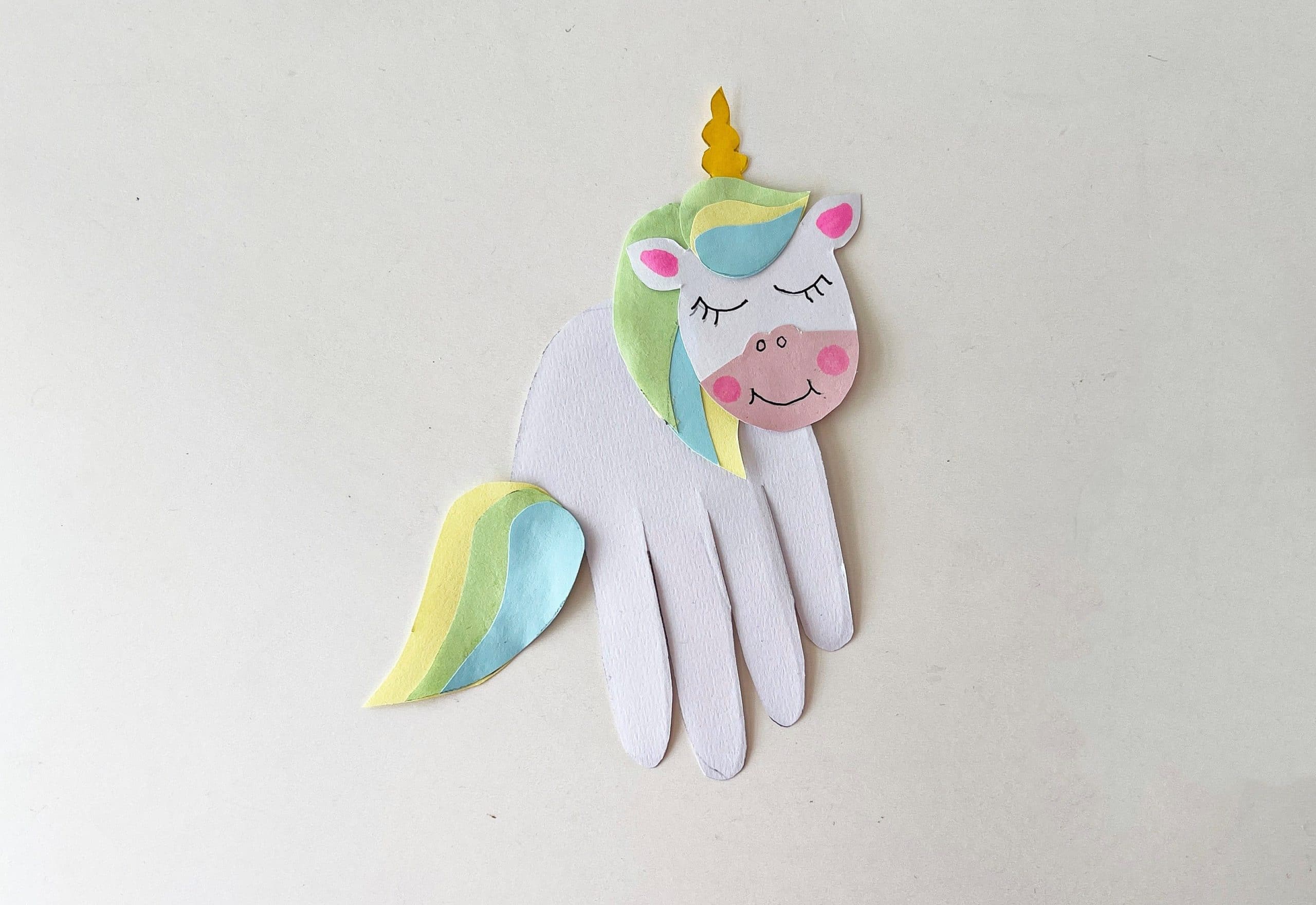 Unicorn Hand Art