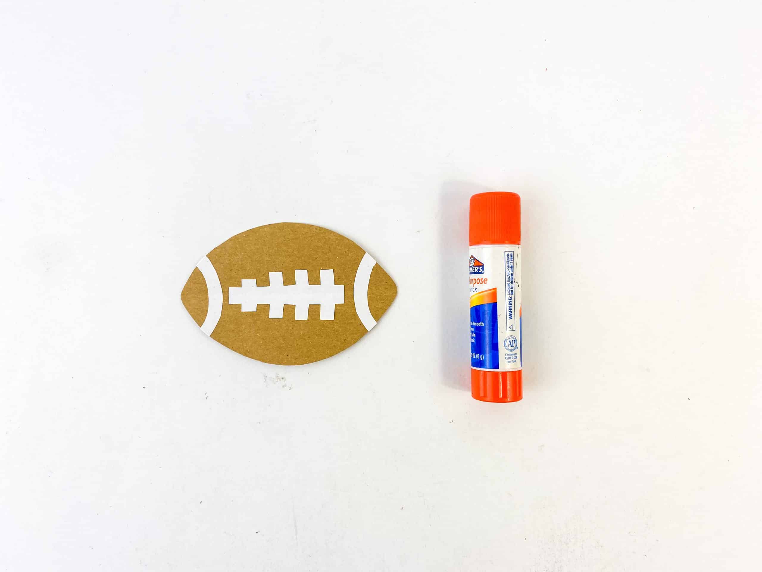 Paper Plate Football Super Bowl Craft - In The Playroom