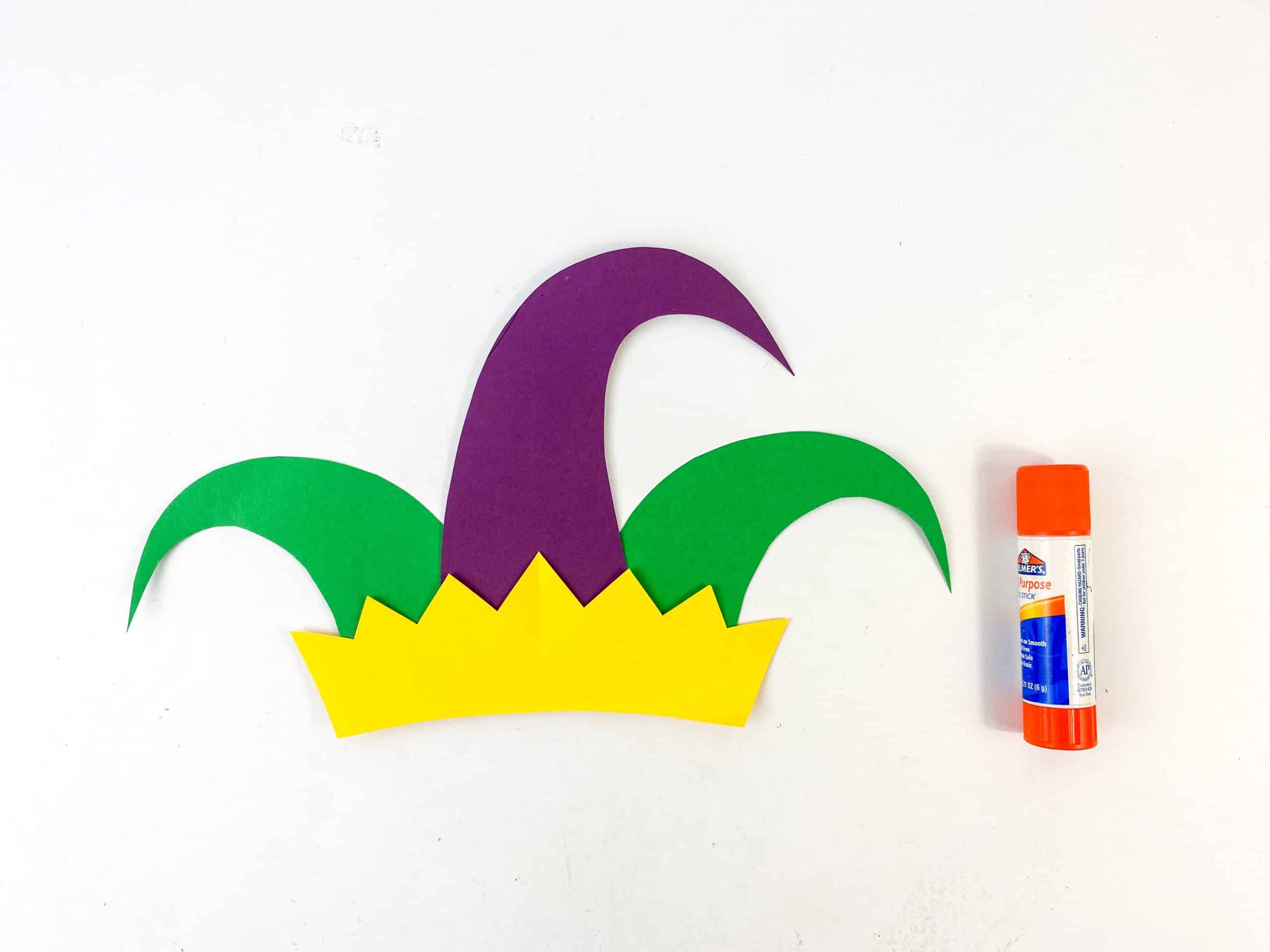 Mardi Gras Jester Hat Craft - In The Playroom