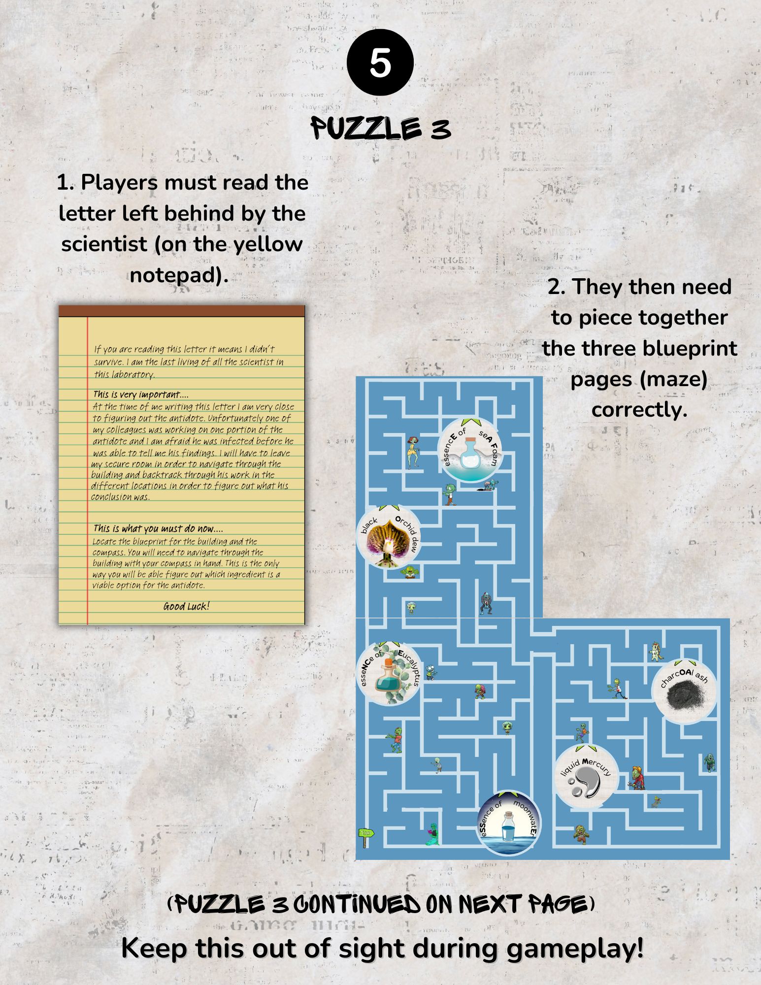 How to Play the DIY Zombie Escape Room - In The Playroom