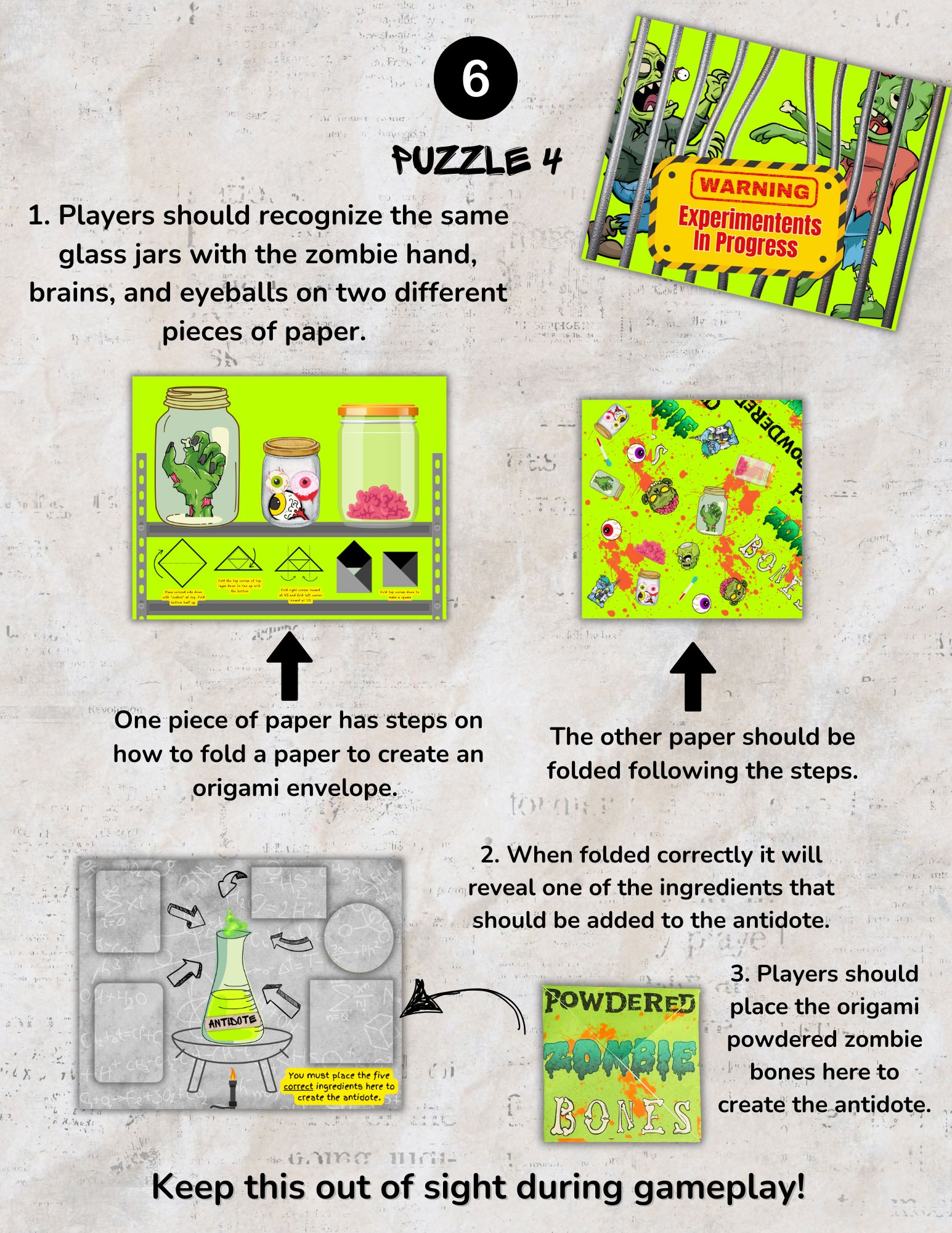 How to Play the DIY Zombie Escape Room - In The Playroom