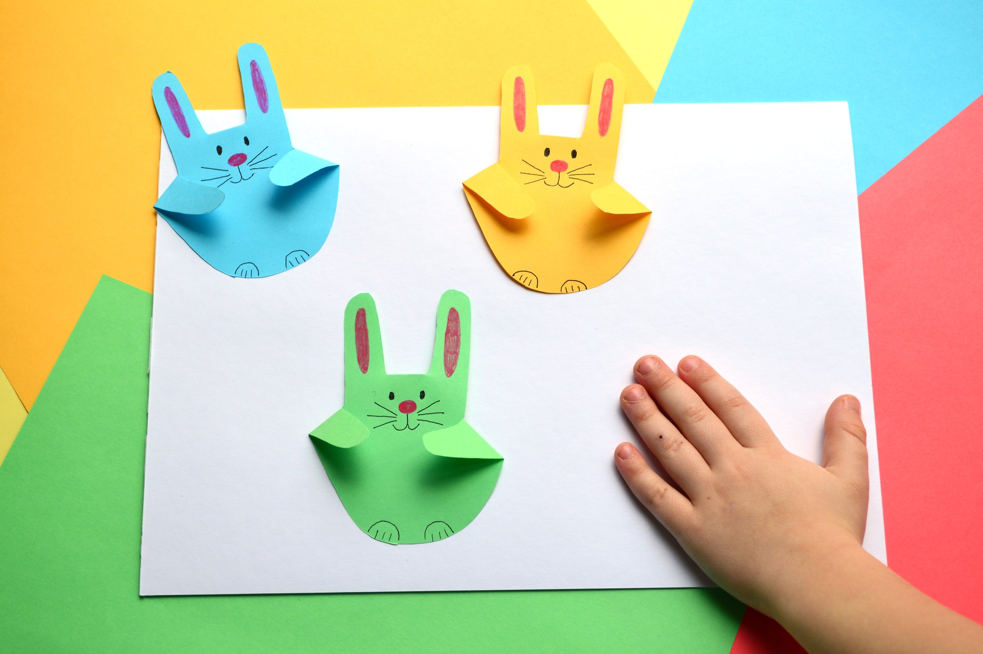 Handprint Bunny - In The Playroom