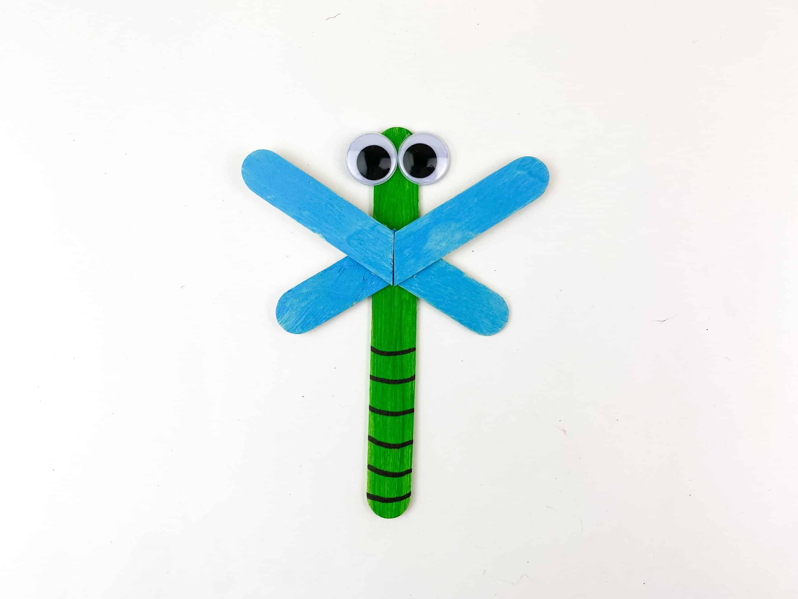 Popsicle Stick Dragon Fly Craft - In The Playroom