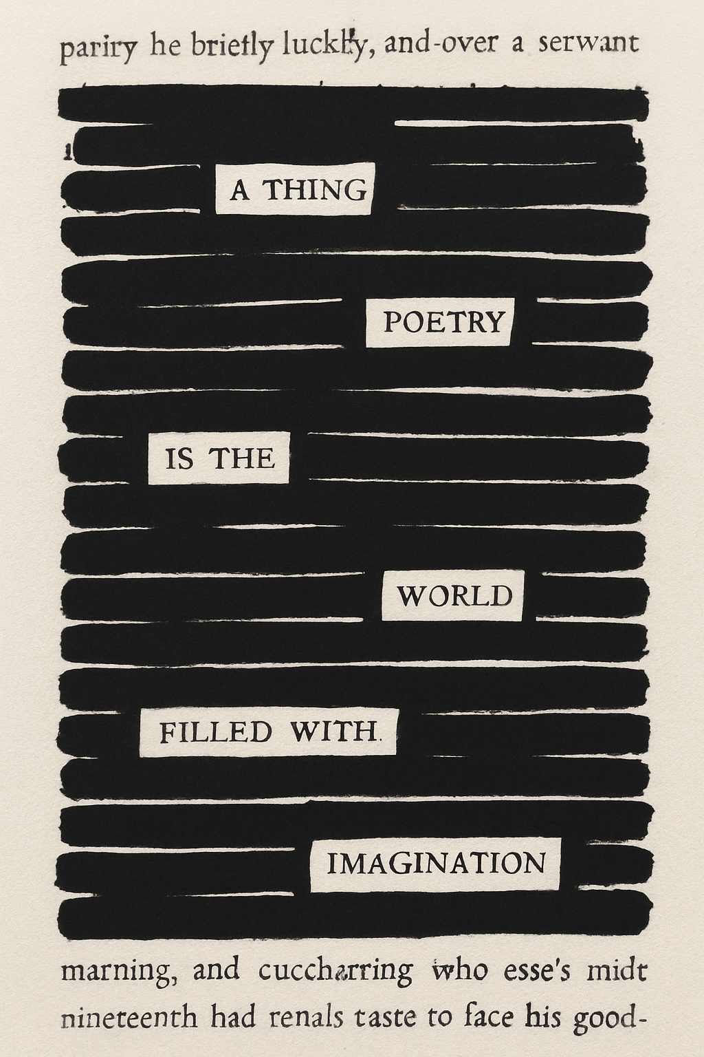 How to Write Blackout Poetry for Kids - In The Playroom