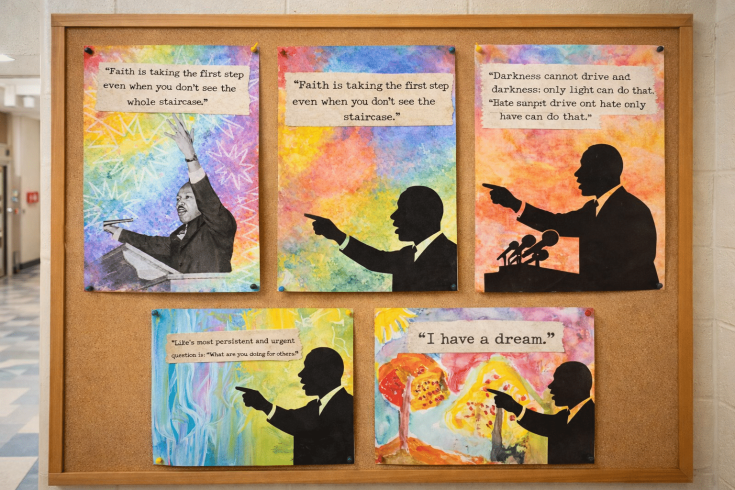 How to make Martin Luther King Jr. Quote Artwork - In The Playroom