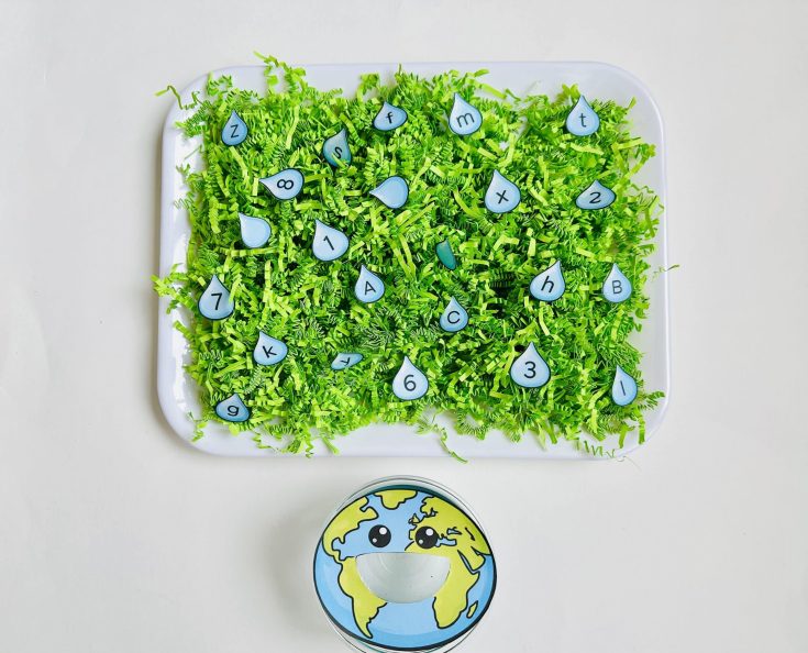 How to make the Earth Day Sensory Bin - In The Playroom